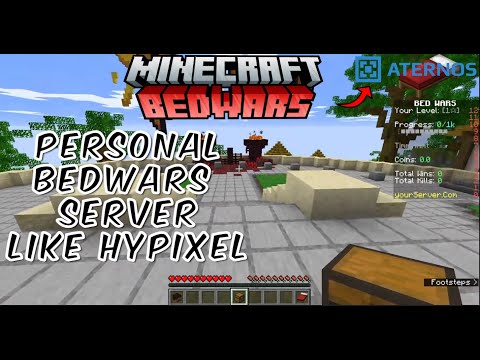 Create your own Bedwars server using aternos | Step by Step
