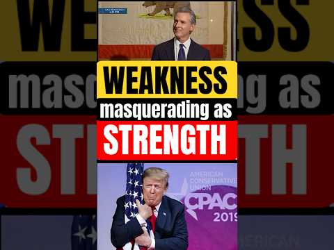 Newsom to Trump “Weakness Masquerading as Strength”