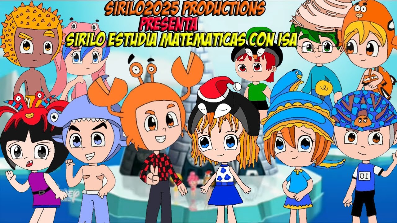 princesas del mar loquendo sirilo le enseña matematicas a isa y elektra
