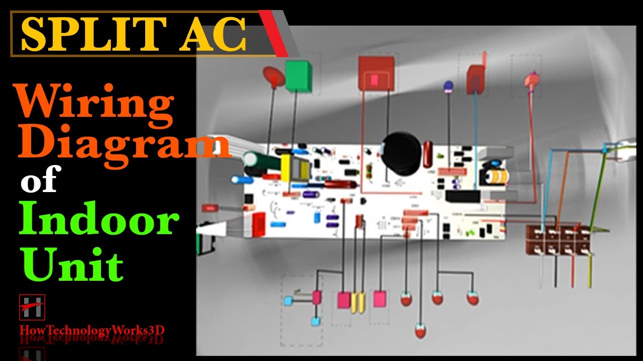 Wiring Diagram of Indoor Unit of  Split Air Conditioners