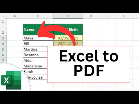 How to Convert Excel to PDF without Losing Formatting