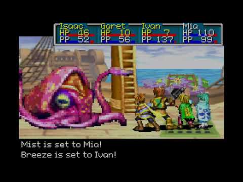 Golden Sun Boss Battles (8/14) - Kraken