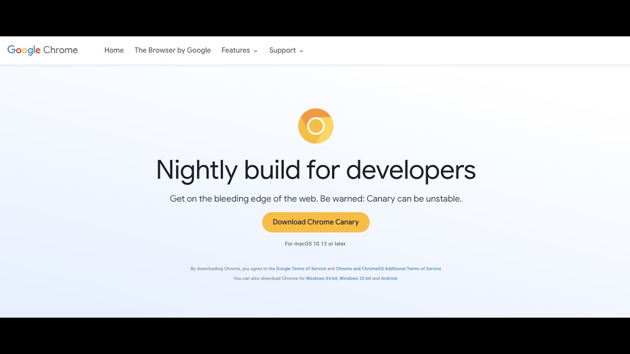 What Is Google Chrome Canary