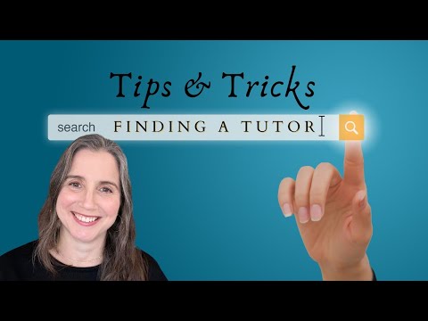 Finding a Tutor for Your Child