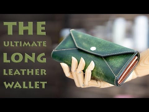 How To Make The Ultimate Leather Wallet for Women | PDF Leather Pattern