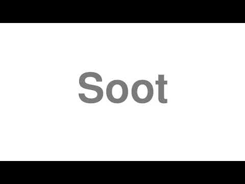 How to Pronounce "Soot"