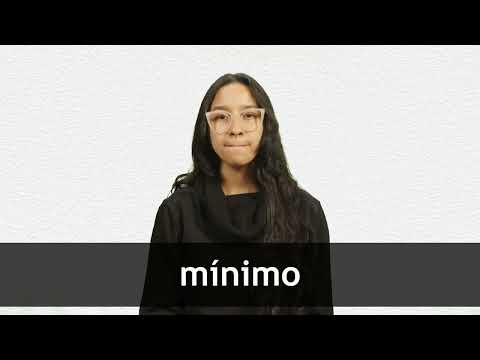 English Translation of “MÍNIMO” | Collins Spanish-English Dictionary