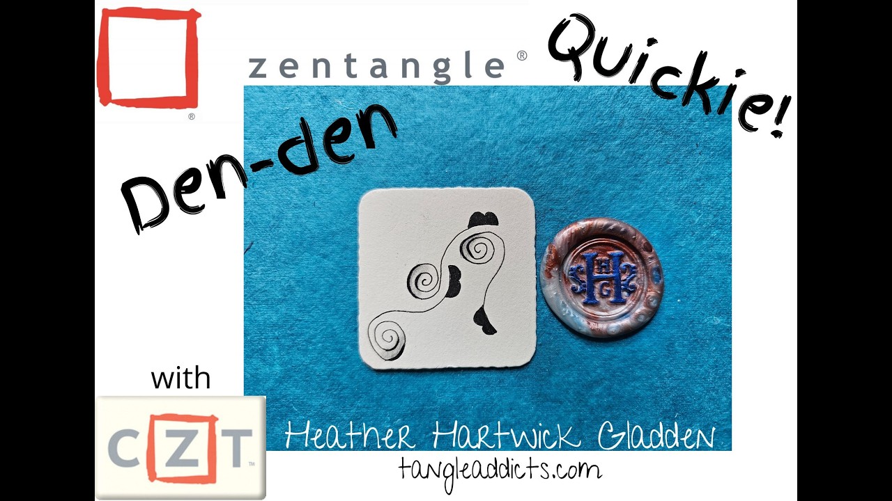 Den-den | Zentangle® Quickie