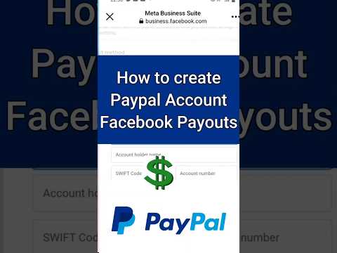 How to Create a Paypal Account for Facebook Payouts #facebook #paypal #fb #fbreels #fbviralreels