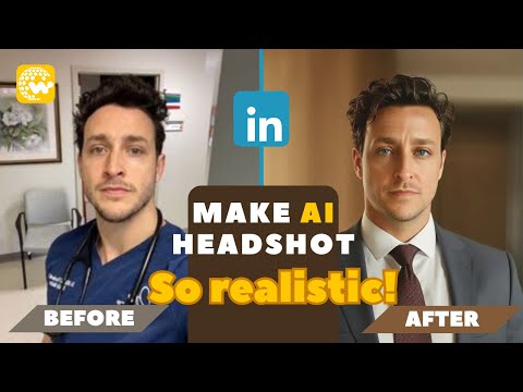 How to make AI realistic headshot for LinkedIn profile picture-Supawork AI?