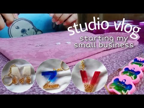 starting my small business | resin, DIY beaded jewelry✨ inspired by pinterest pack order ???? cooking