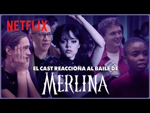 Jenna Ortega y el cast de Merlina reaccionan a la escena de baile | Netflix