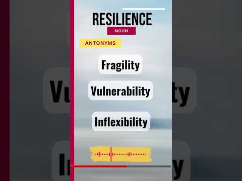 100% Free Practice, Word Resilience - Learn Meaning, Synonyms, Antonyms and More