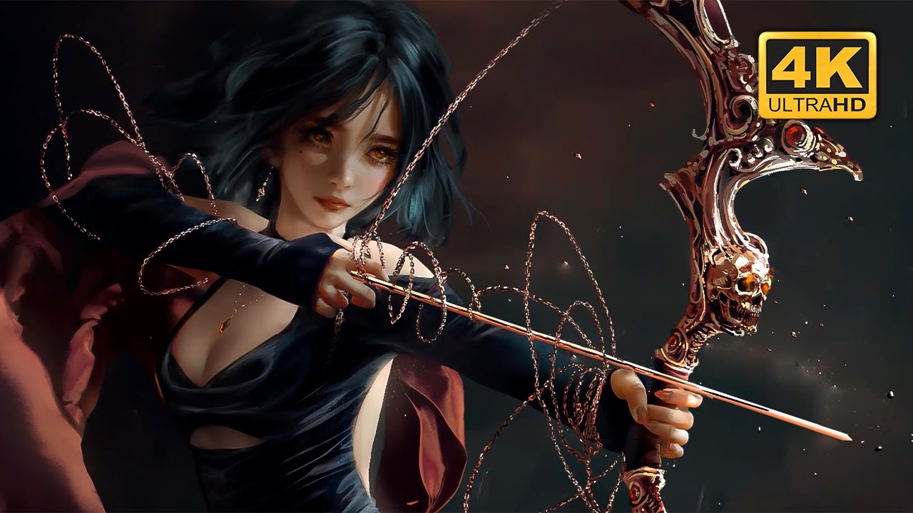 Fantasy Girl Archer Live Wallpaper 4K