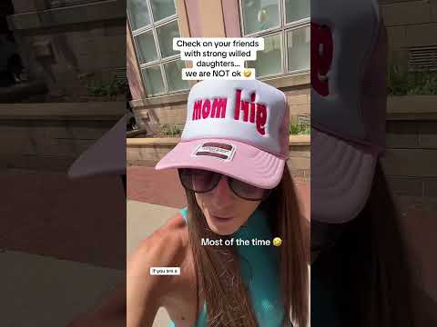 Perfect Trucker Hat for Girl Moms Everywhere #girlmom