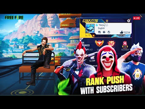 RDX Gaming 🔴LIVE Playing - Free Fire MAX || Watch me Gamer🔥❌❌ YouTube Live Gaming 🔥
