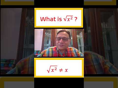 What is Square Root of X Square Avoid Common Mistakes #Shorts