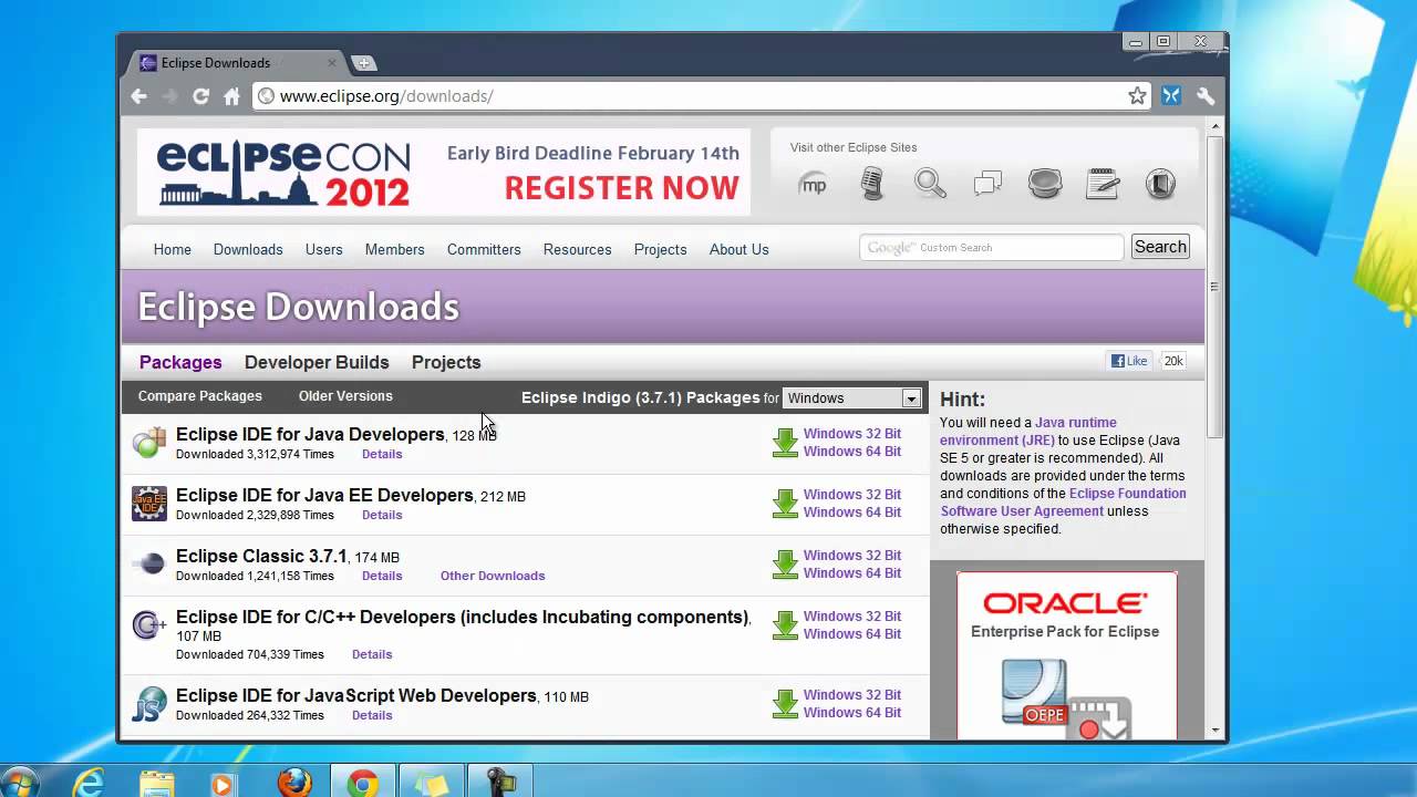Beginner: Java and Eclipse Installation And Hello World code