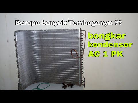 Berapa berat Tembaga dari kondensor AC 1PK ??