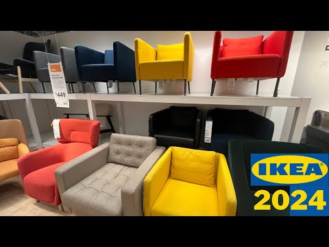 IKEA ARMCHAIRS IN STORE WALKING 2024 SPRING