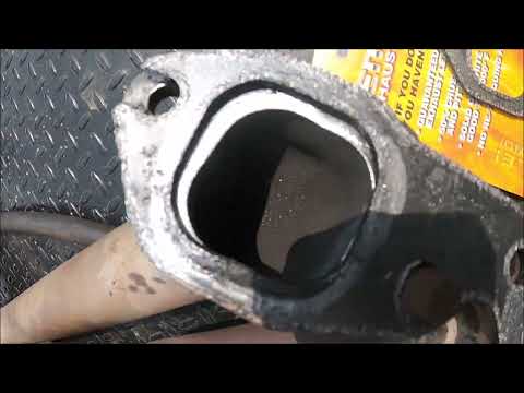 Hooker Super Comp header install on a A body (2" inch-2 1/8)