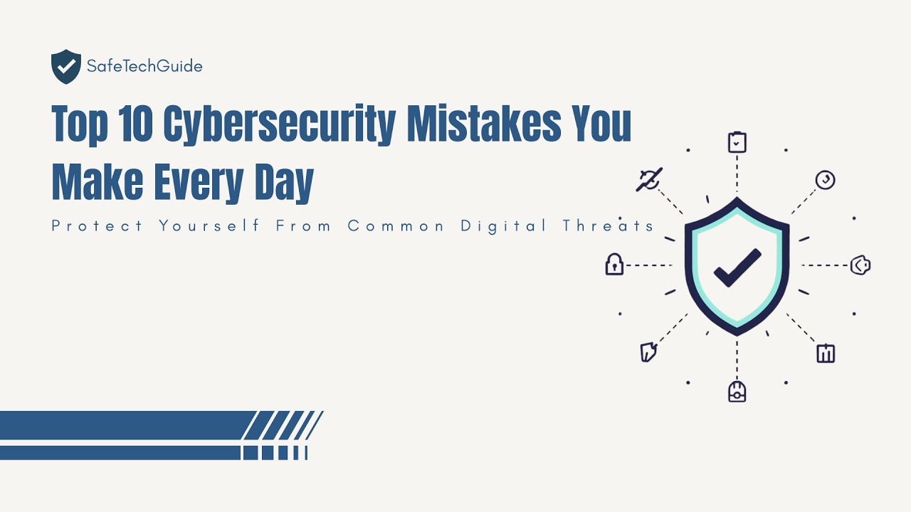 10 common cybersecurity mistakes—and how to fix them fast.