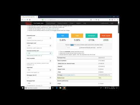 Free buy-to-let profit calculator introduction