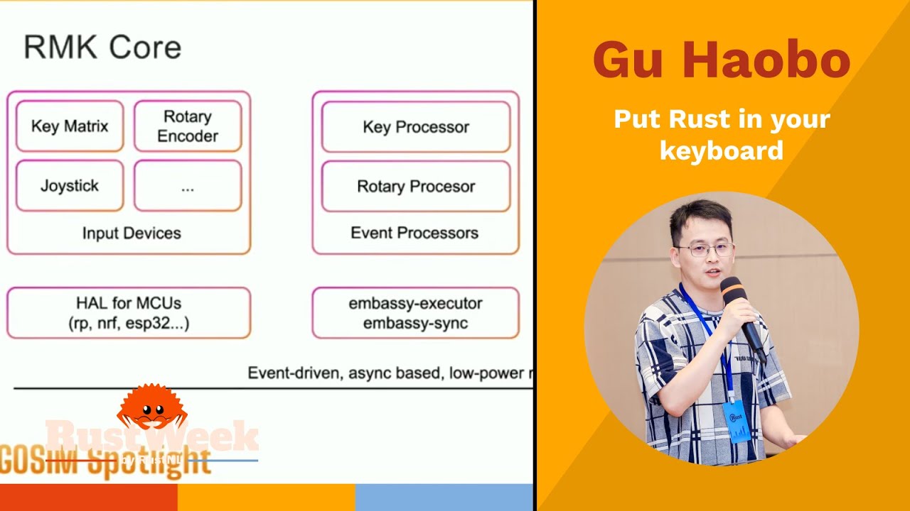 Put Rust in your keyboard - Gu Haobo
