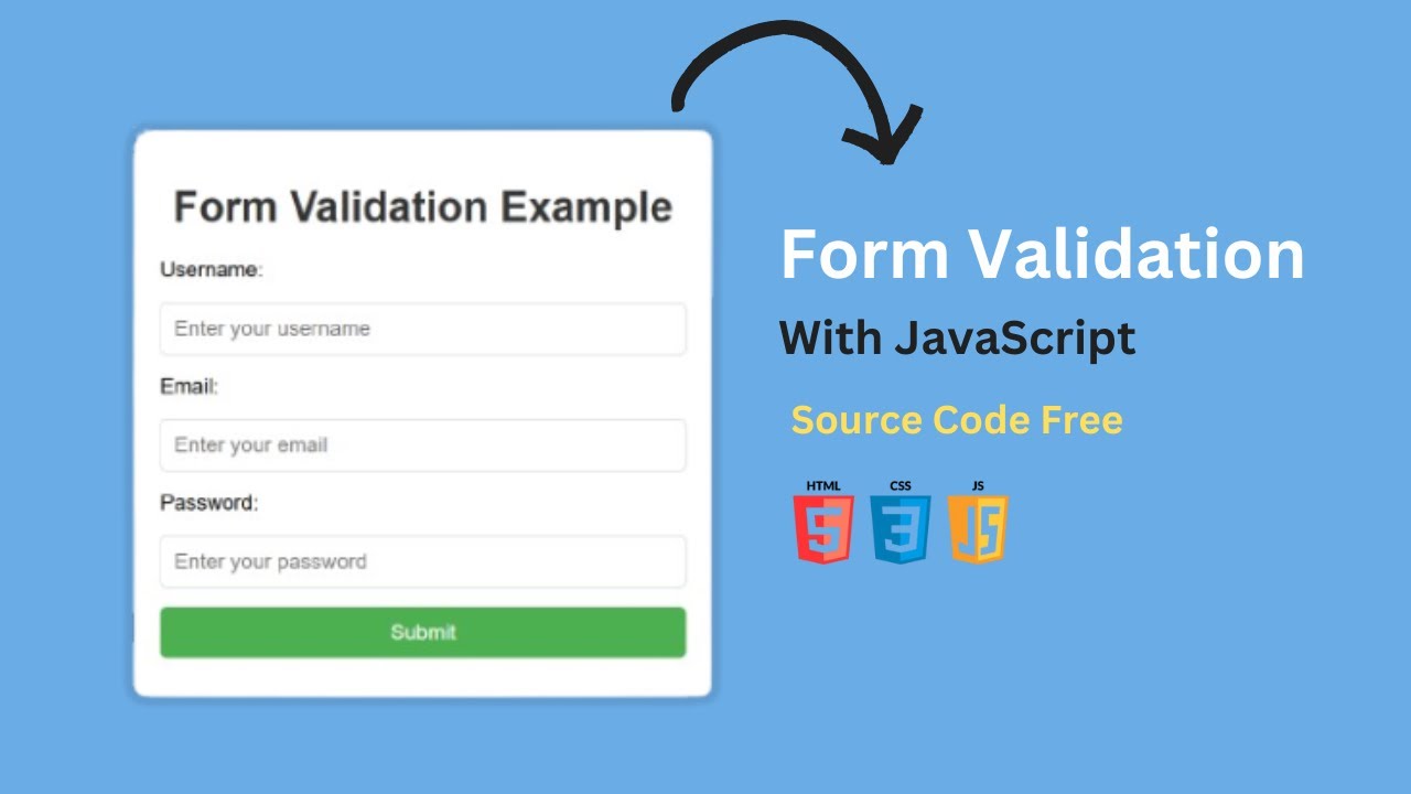 Form Validation with HTML, CSS & JavaScript | Complete Beginner’s Guide #coding #webdevproject