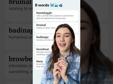 B WORDS you need to KNOW!