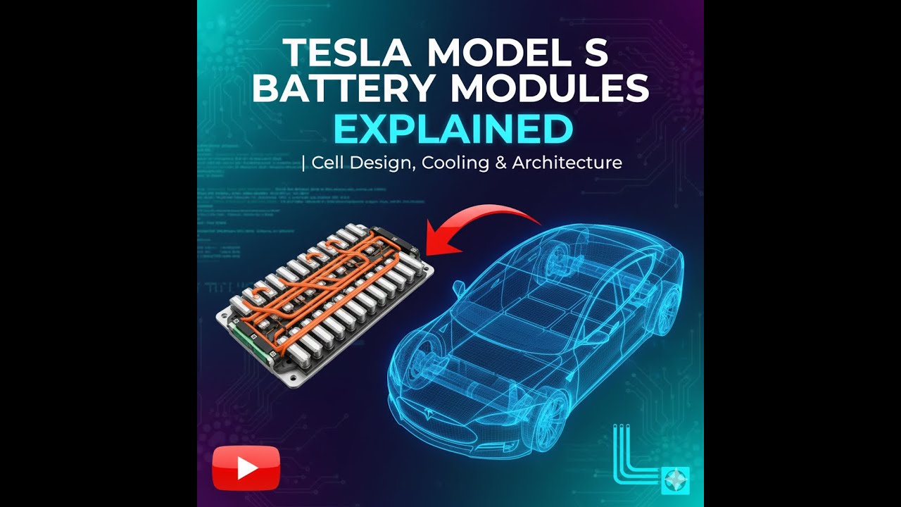 Tesla Model S Battery Modules Explained | Cell Design, Cooling & Architecture | RoRe Academy