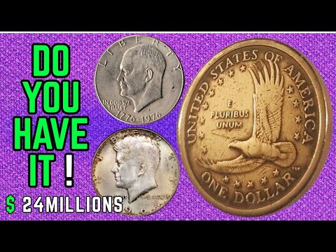 TOP 15 You Won’t Believe Eisenhower, Sacagawea Dollars, and Kennedy Half Dollars Are Worth Thousands