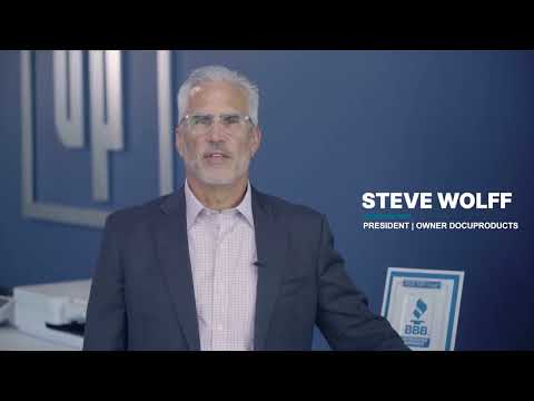 DocuProducts of Ventura: Trusted BBB Accredited Business Since 2001 | President Steve Wolff, 30 sec