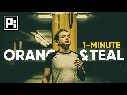 1-Minute Photoshop - Orange & Teal Look Made Easy