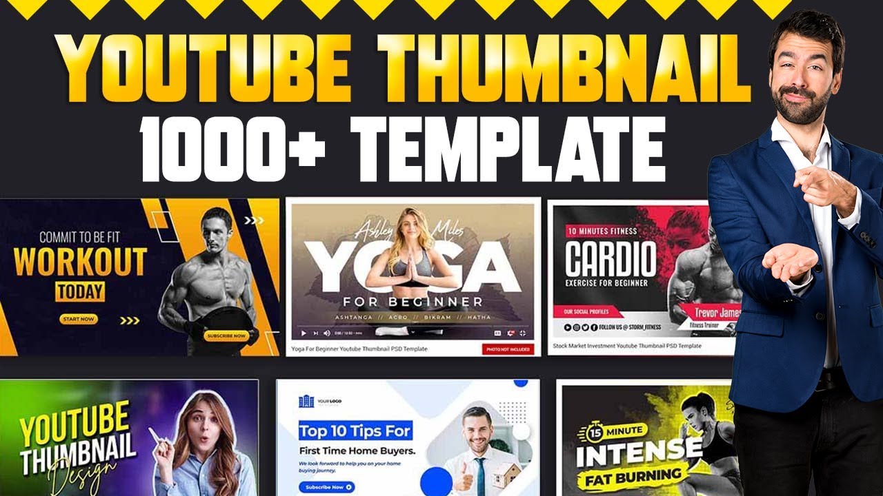 1000+ Best YouTube Thumbnail Design PSD Templates Free, YouTube Thumbnail Design in photoshop