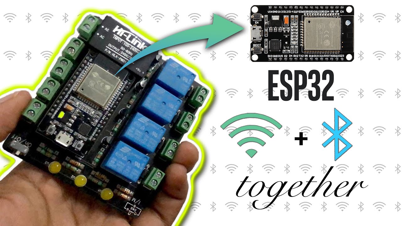 Home Automation with WiFi & Bluetooth together