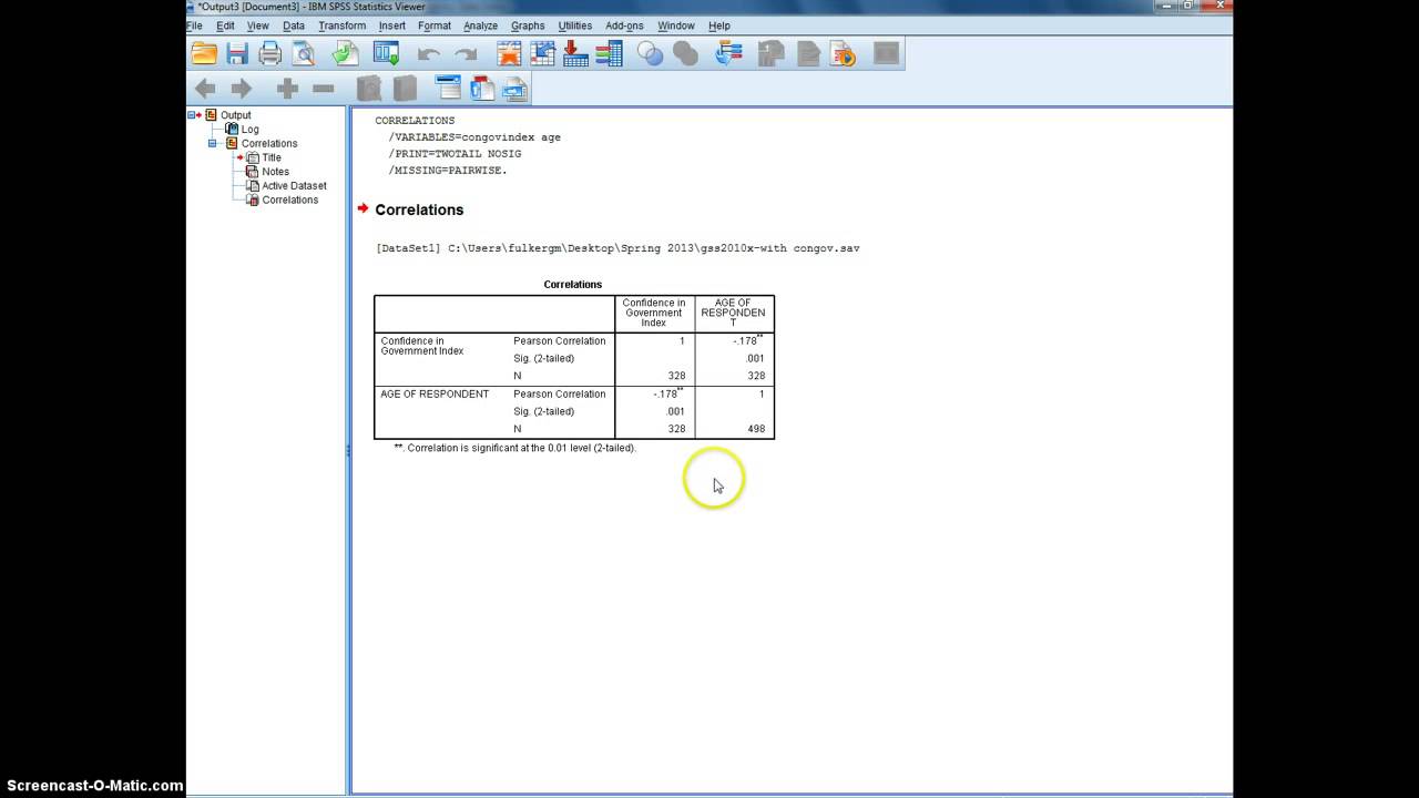 Tutorial-Bivariate Correlations in SPSS