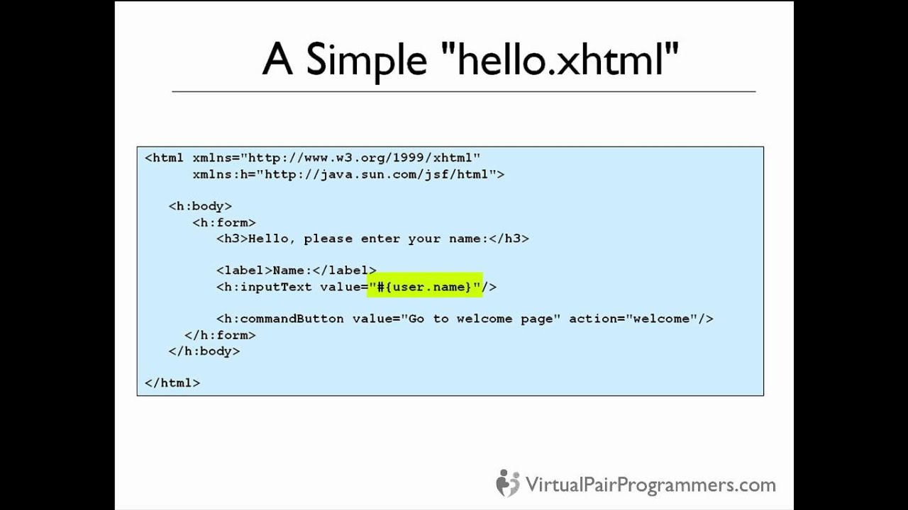 JSF Tutorial - Getting Started