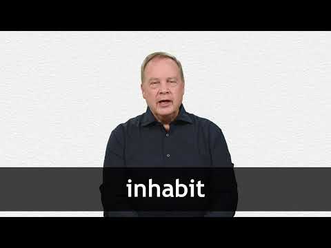 INHABIT definition and meaning | Collins English Dictionary
