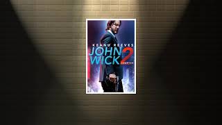 Vintage Classic Movie Posters 'JOHN WICK ' chapter 2