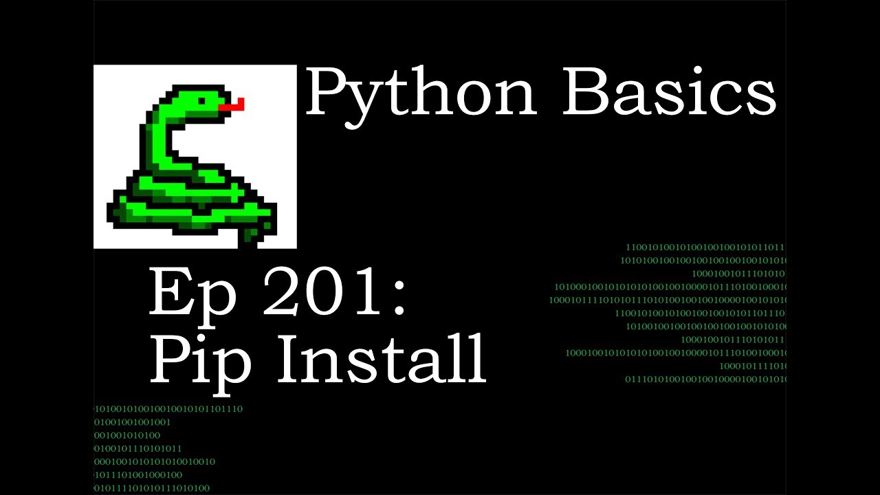 Python Basics Pip Install
