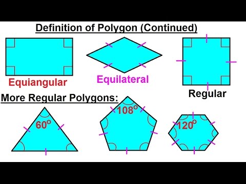 Geometry - Basic Terminology (12 of 34) Definition of Polygons (Continued)