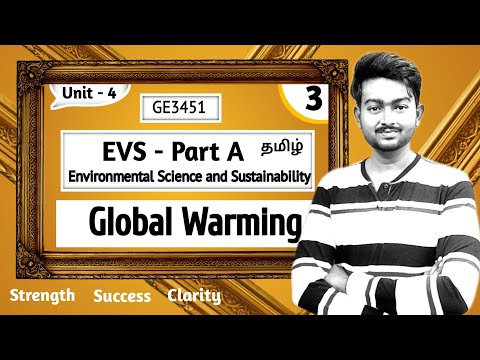 Global Warming in Tamil Part A Unit 4 GE3451 Tamil Environmental Science & Sustainability in Tamil