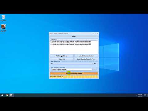 How To Use JPG To BMP Converter Software