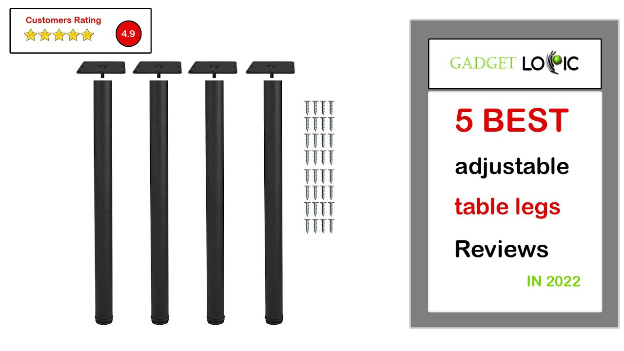 ✅ Best Adjustable Table Legs in 2023 🍳 Top 5 Tested [Buying Guide]