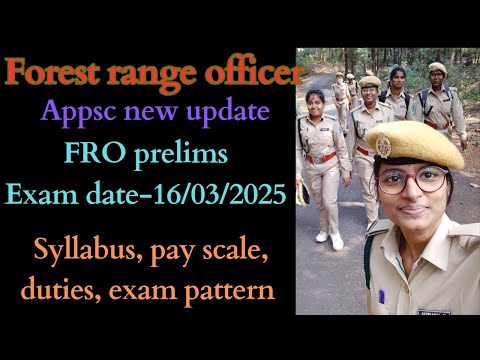 Forest range officer exam screening test date released #appsclatestnews #appsc #forestranger #exam