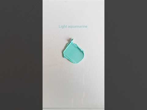 light aquamarine color mixing #art #creative #artist #instagood #craft #crafting #crafts #d