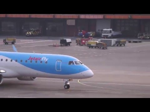 JetairFly Embraer 190 Evening Take Off at Berlin Tegel Airport [FULL HD]