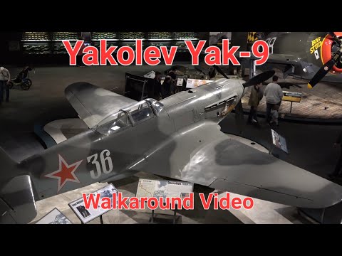 Yakolev Yak-9 WWII Russian Fighter Walkaround Video