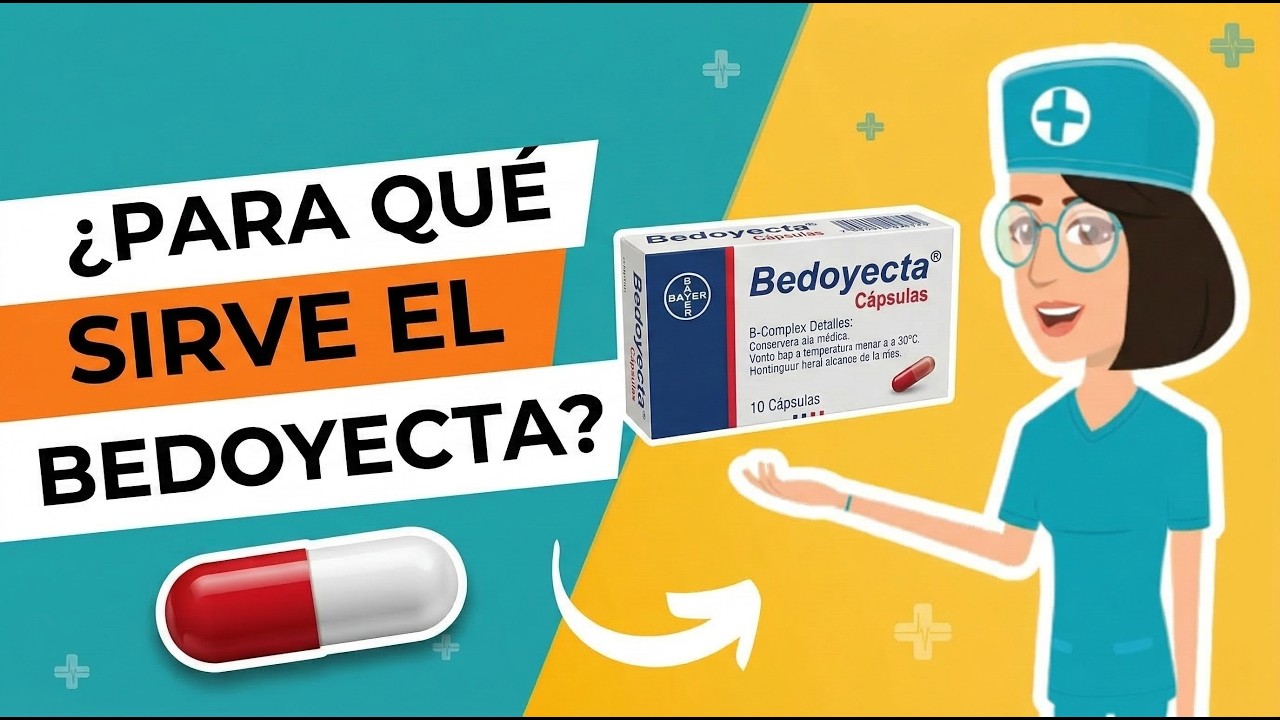 Bedoyecta cápsulas ¿Para qué sirve? 💊 Multivitamínico